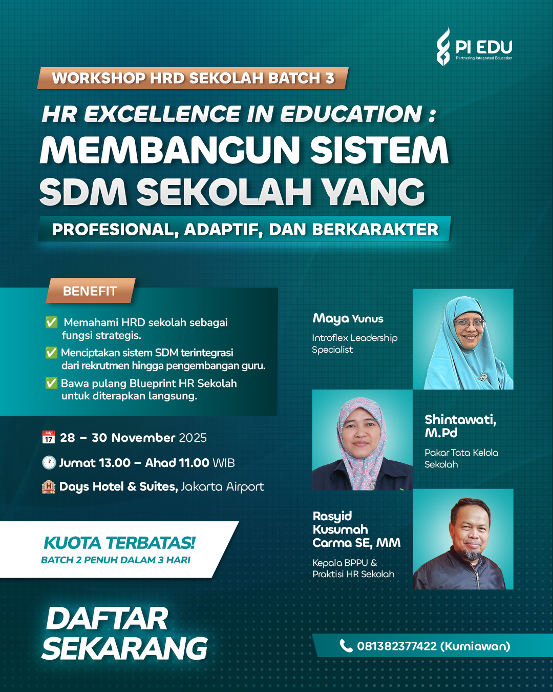 Workshop HRD Sekolah – Batch 3 – PiEdu.id